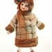 COSY WINTERTIME Bleuette Pattern for Doll Clothing - 1920s Dress, Fur ...