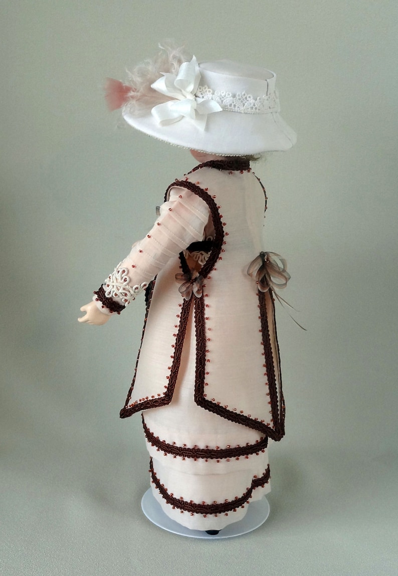 PARISIAN WALKING ENSEMBLE 12 French Fashion Doll Clothing Pattern for ...