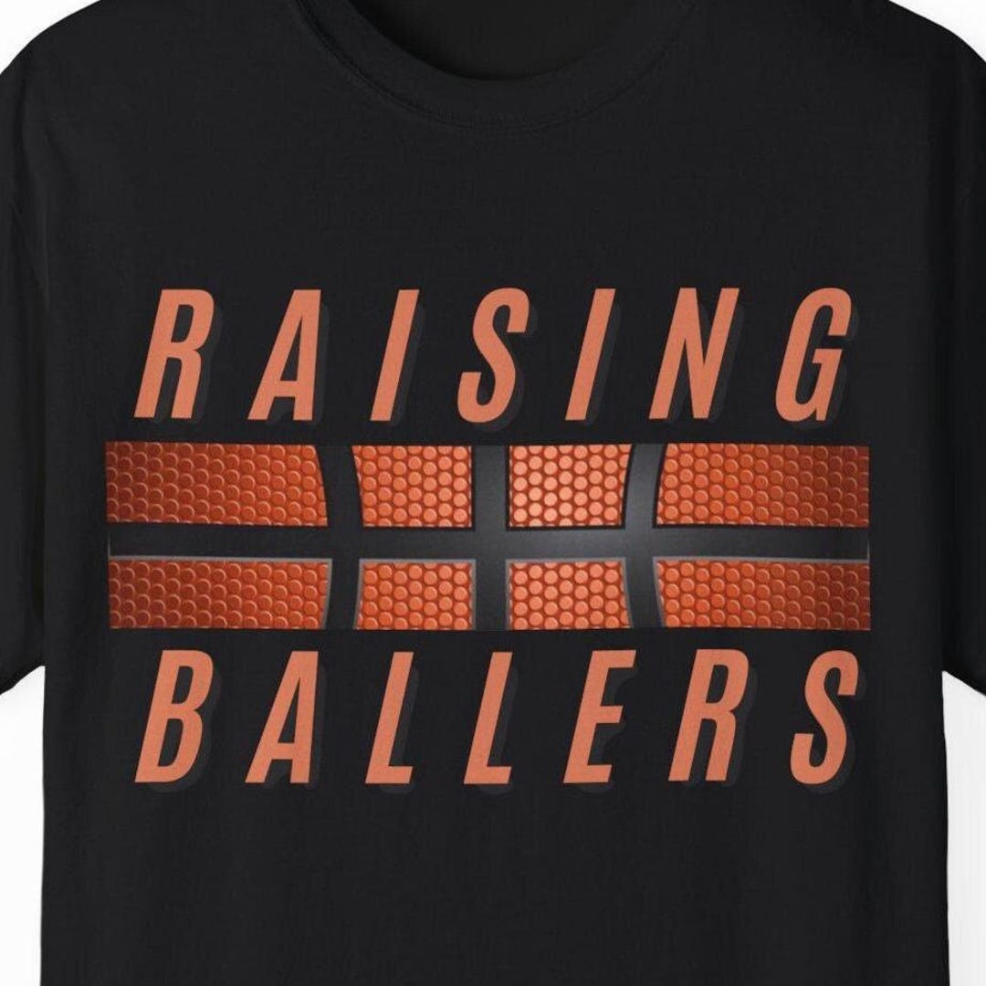 Raising Ballers Basketball Mom/dad T-shirt | Comfort Colors | Soft ...