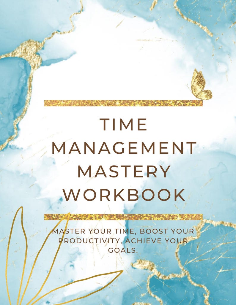 Ultimate Productivity Time Management Mastery Workbook - Etsy