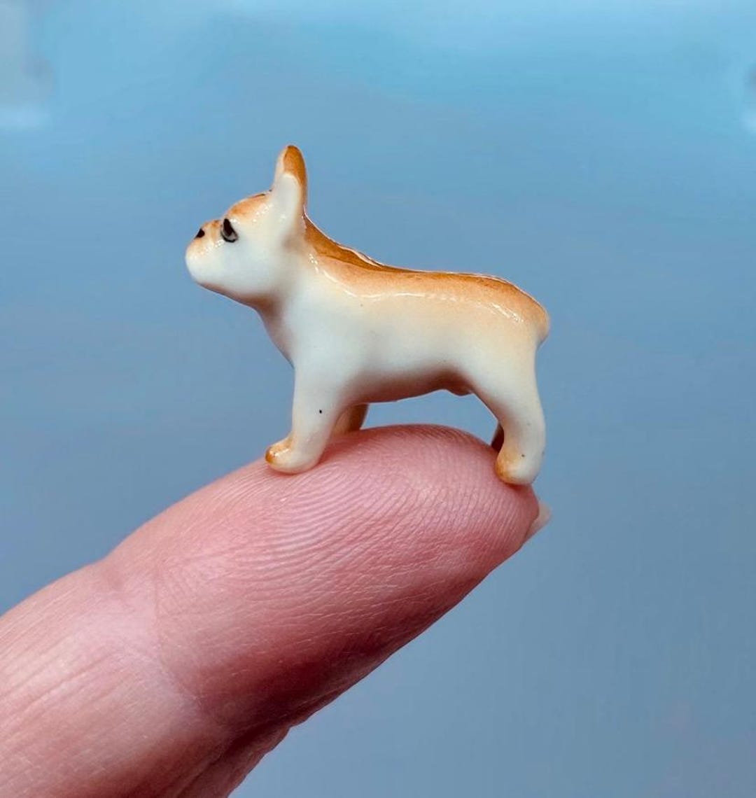 Ceramic Miniature Dog French Bulldog Frenchie Boston Terrier ...
