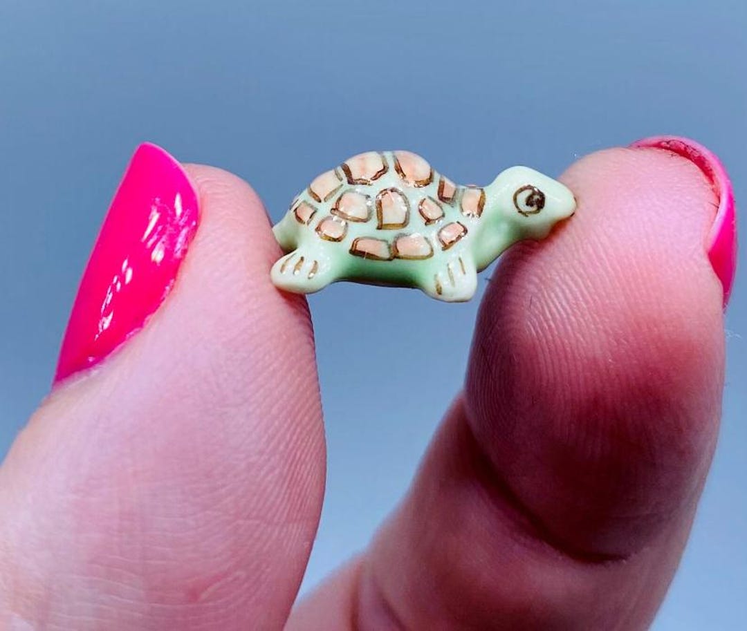 Miniature Ceramic Turtle Terrapin Tortoise Collectable Ceramic ...