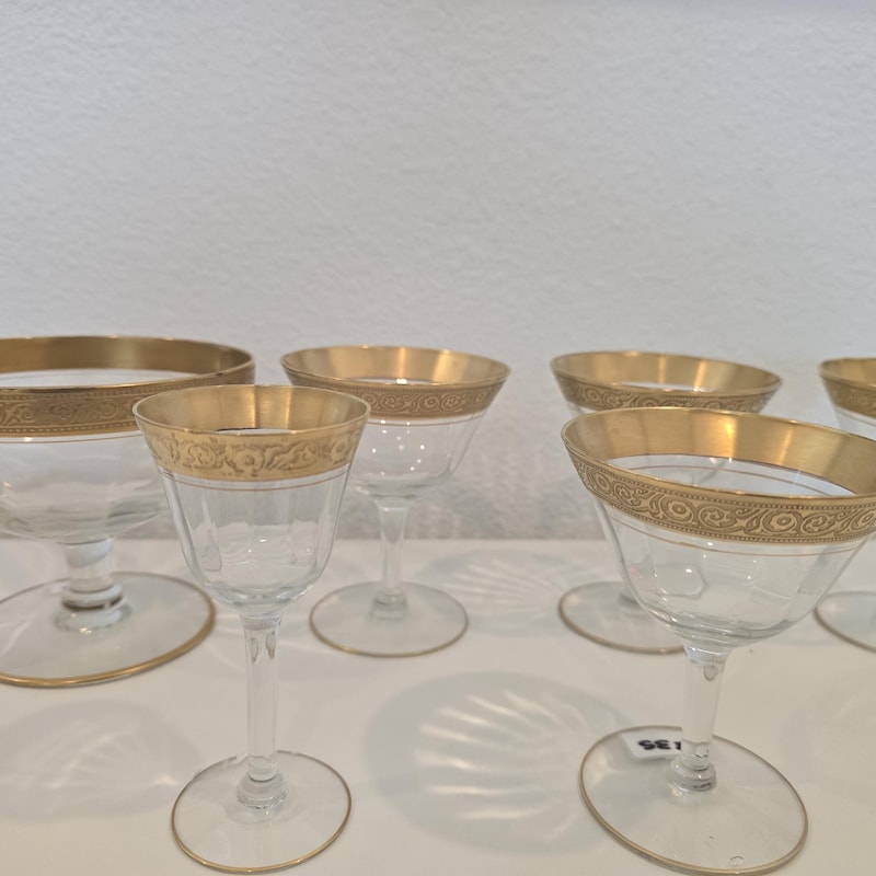 Franciscan Tiffin Goblets - Etsy