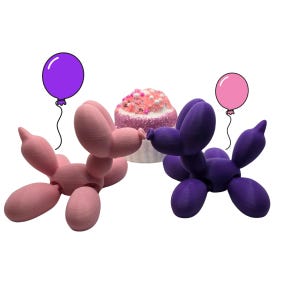 Articulated Balloon Dog | 3D Printed Fidget - Etsy