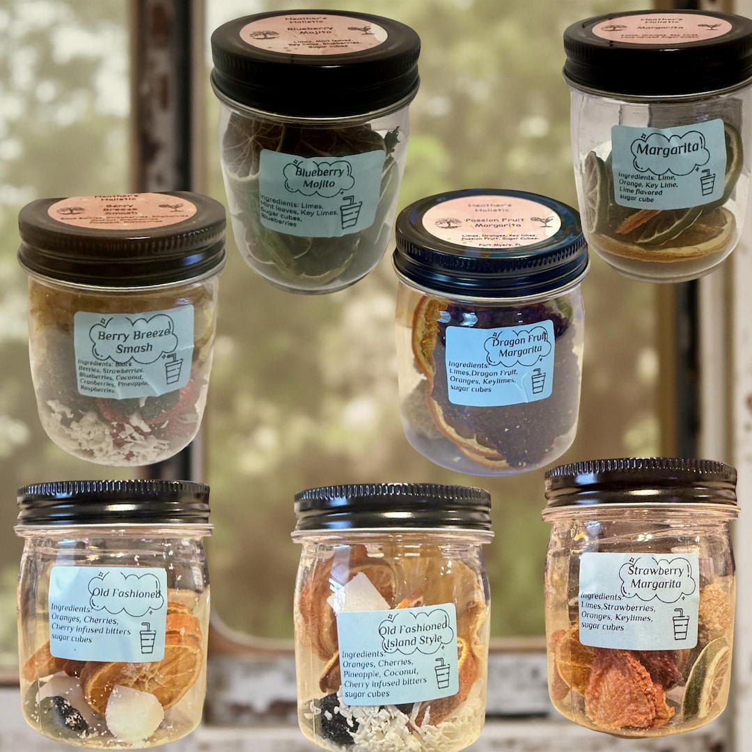 Cocktail Infused Kits 8 Oz. Jar DIY~ Mixology Made Easy - Etsy