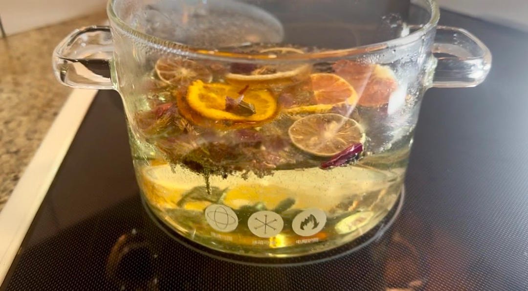 Glass Simmer Pot Clear Bundle- Glass Pot With Any 3 Simmer Pot Kits - Etsy