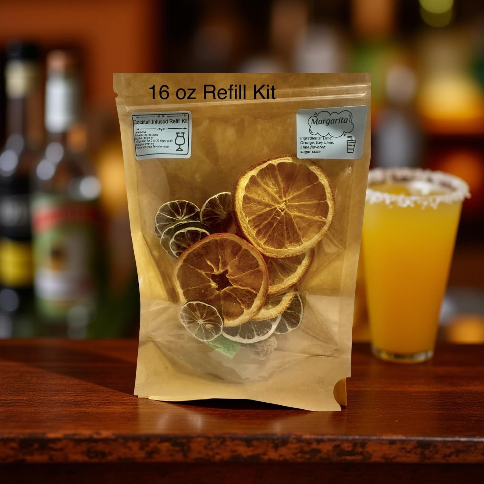 Cocktail Infused Kits 16 Oz. Refill Kit DIY,~ Mixology Made Easy! - Etsy