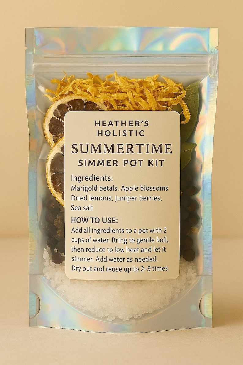 Simmer Pot Kit - Summertime- Scents: Cherry Blossom & Juniper Berries ...