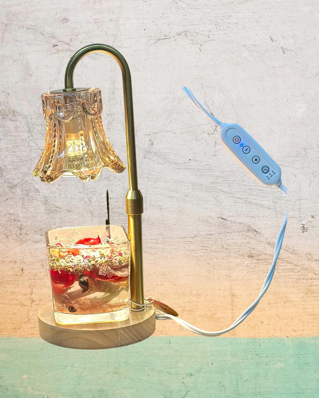 Bundle Glass Candle Warmer Lamp Simmer Pot With 3 Valentine's Days ...