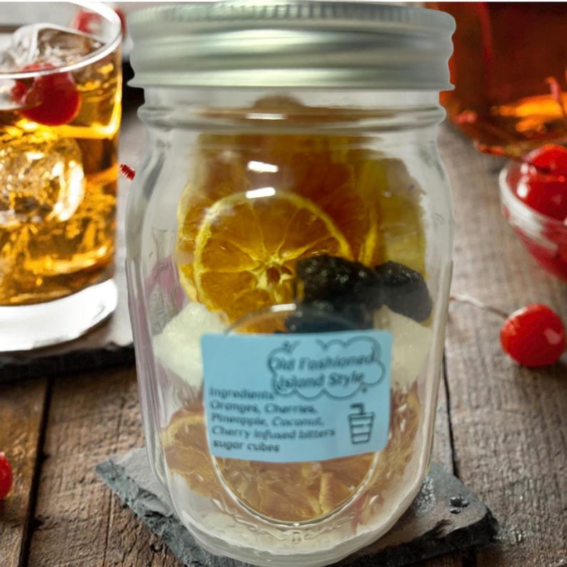 Cocktail Infused Kits 16 Oz. Jar DIY, Mixology Made Easy! - Etsy