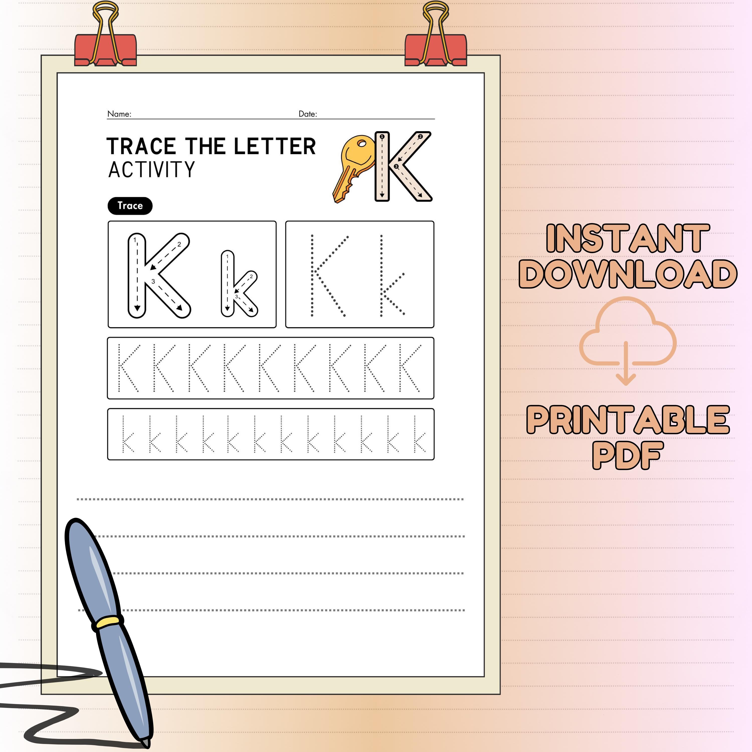 Alphabet Numbers Tracing,letter Tracing Worksheet,homeschool ...