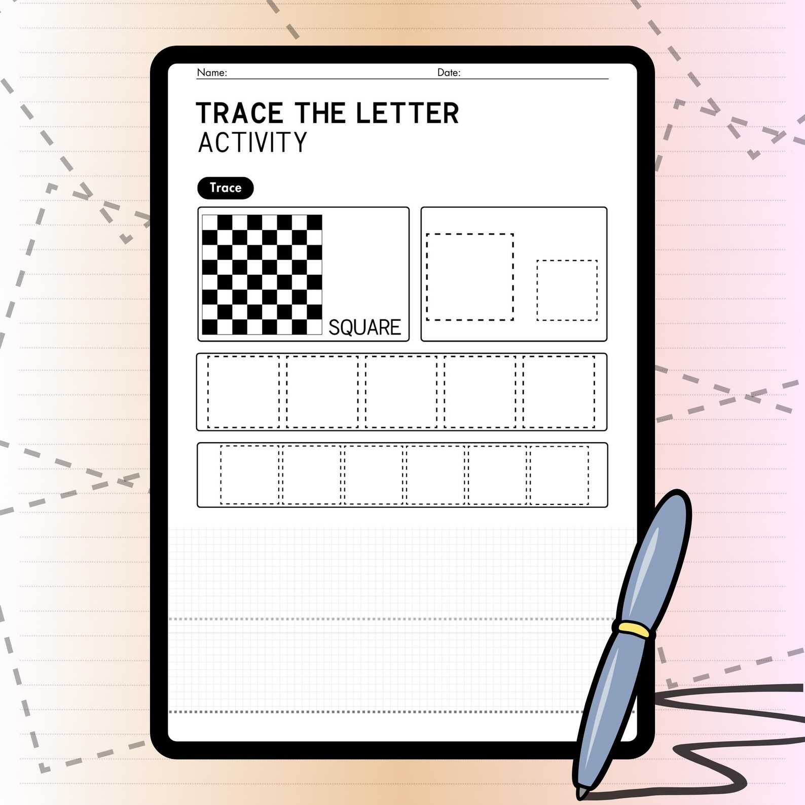 Alphabet Numbers Tracing,letter Tracing Worksheet,homeschool ...