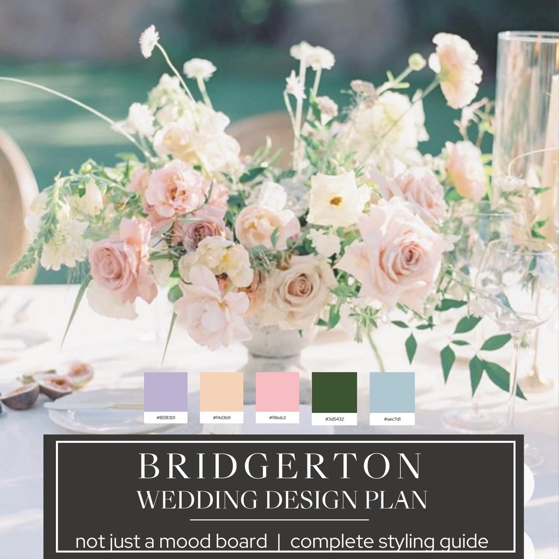 Bridgerton Inspired Wedding Design Plan | Romantic Garden Party Wedding ...