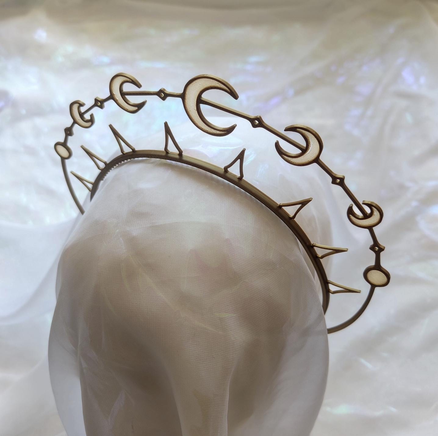 Moon and Spikes Headpiece - Etsy