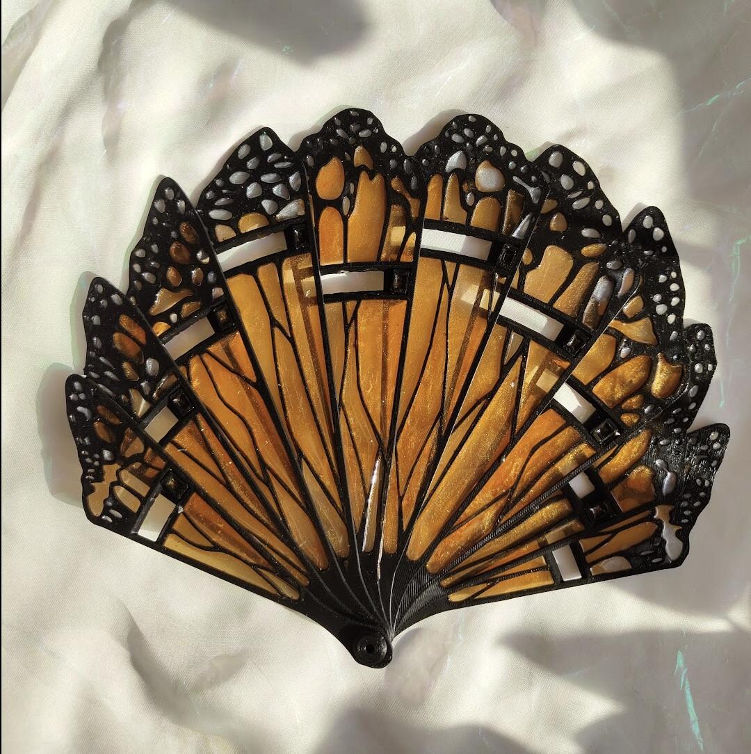 Butterfly Hand Fan - Etsy