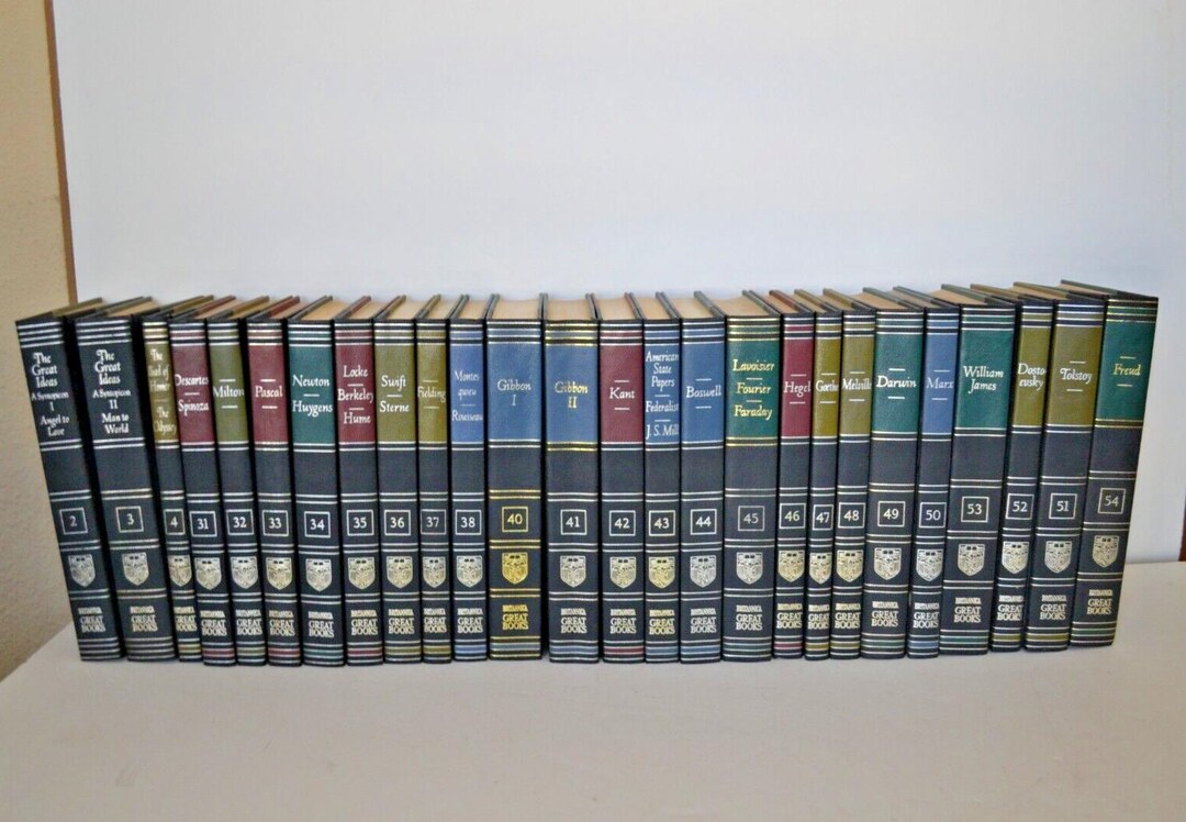 Vintage 1987 Encyclopedia Britannica Great Books of the Western World ...