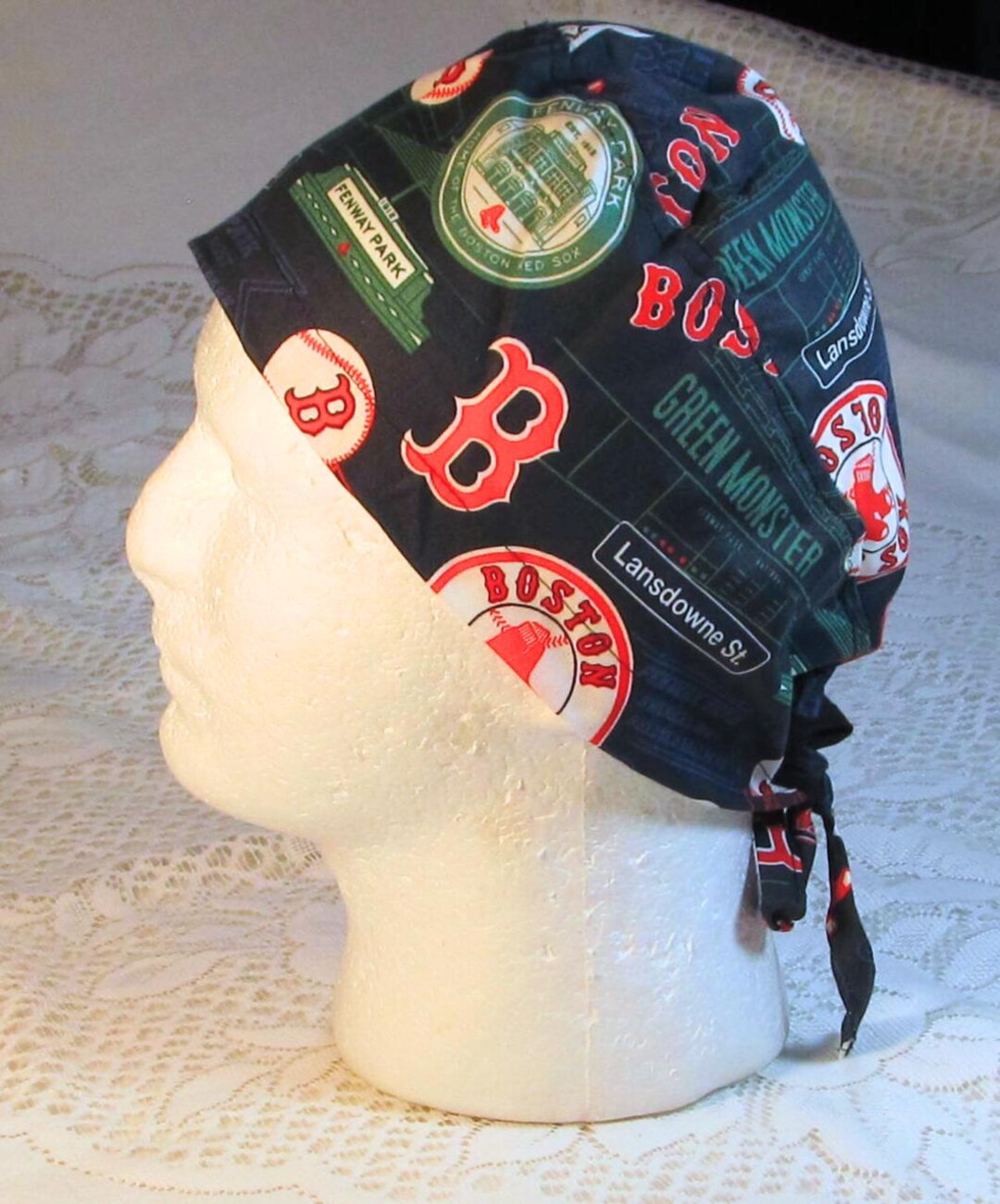 Handmade MLB Boston Red Sox Fenway Park Scrub Hat - Etsy