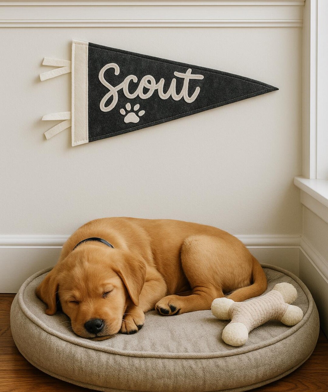 Personalized Pet Name Pennant Flag: Custom Dog/cat Gift - Etsy