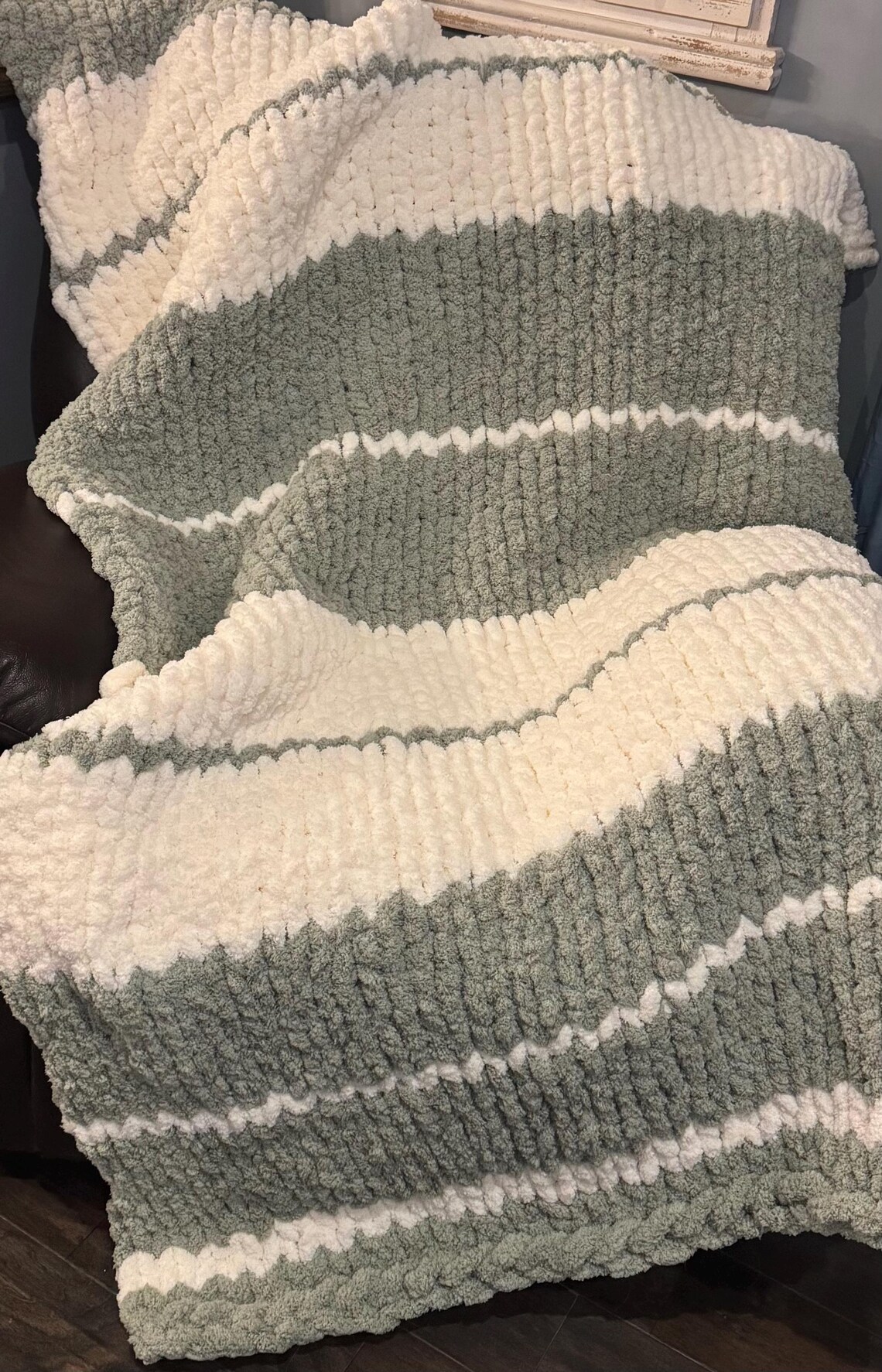 Custom Chunky Knit Blanket Made to Order - Etsy