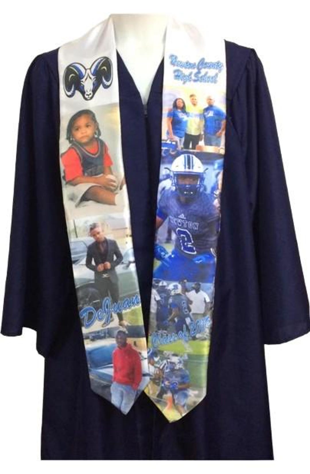 Graduation Stole/ High School Graduation Stole/ Personalized Stole ...