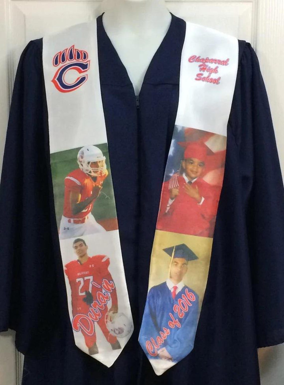 Graduation Stole/ High School Graduation Stole/ Personalized Stole ...