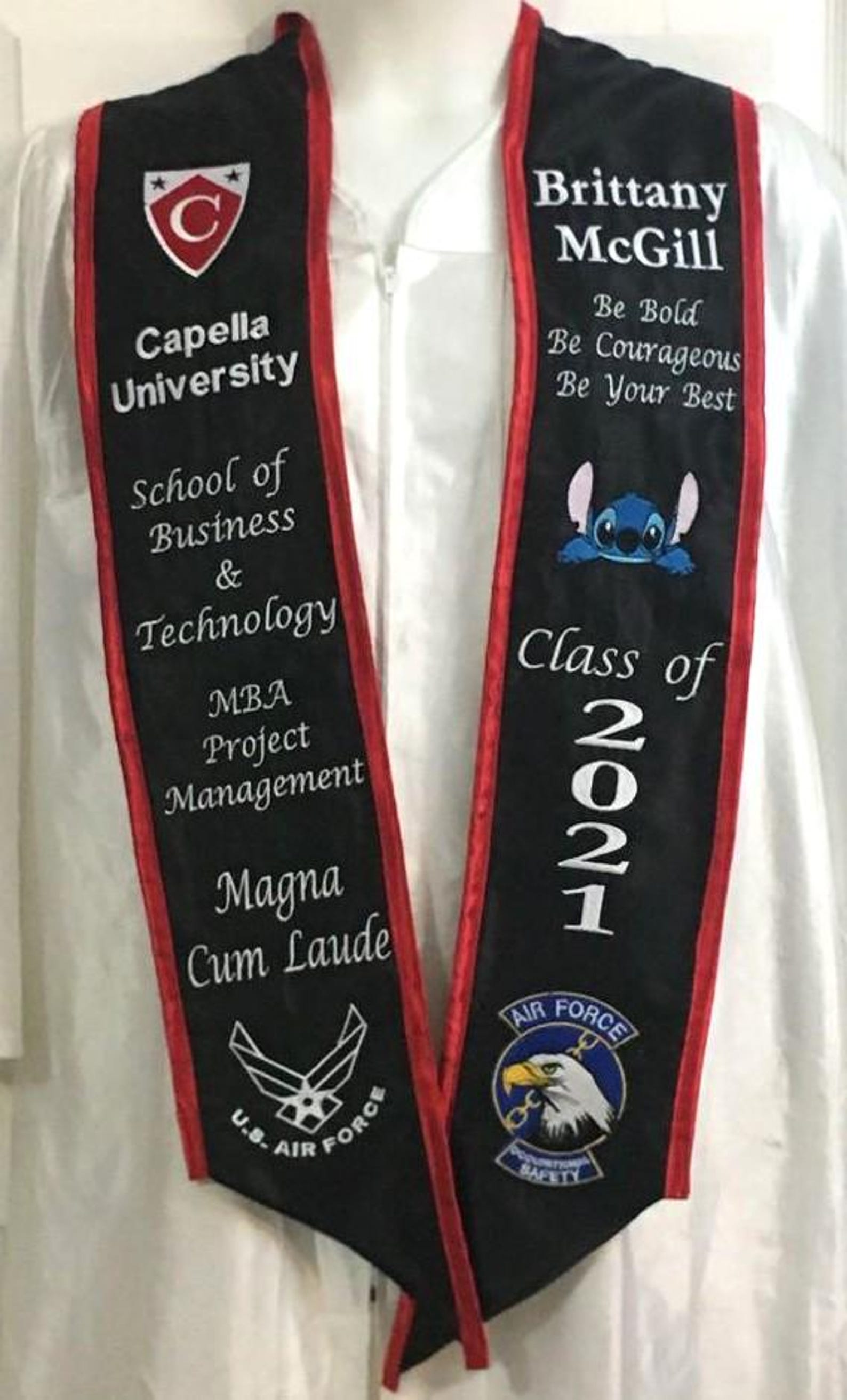 Graduation Stole/college Graduation Stole/personalized Stole/ High ...