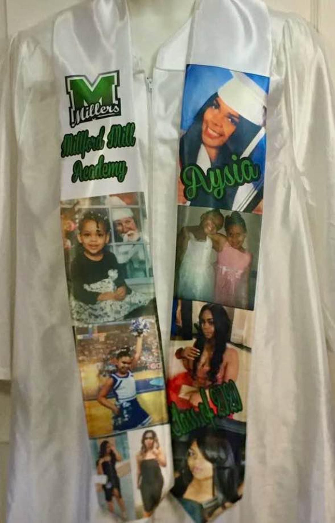 Graduation Stole/ High School Graduation Stole/ Personalized Stole ...