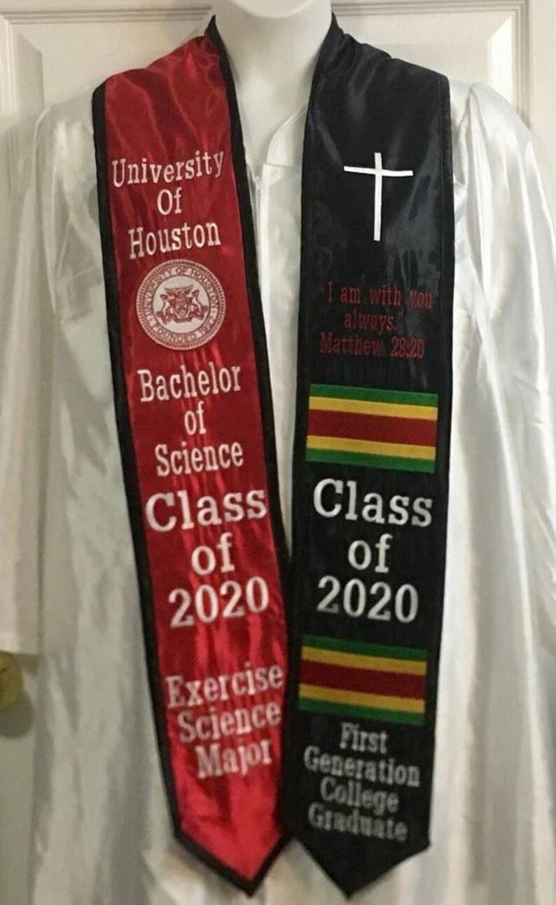 Graduation Stole Multi-theme/college Graduation Stole/personalized ...