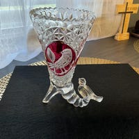 Hofbauer Byrdes Collectible Round Crystal Pedestal Open Candy Dish ...