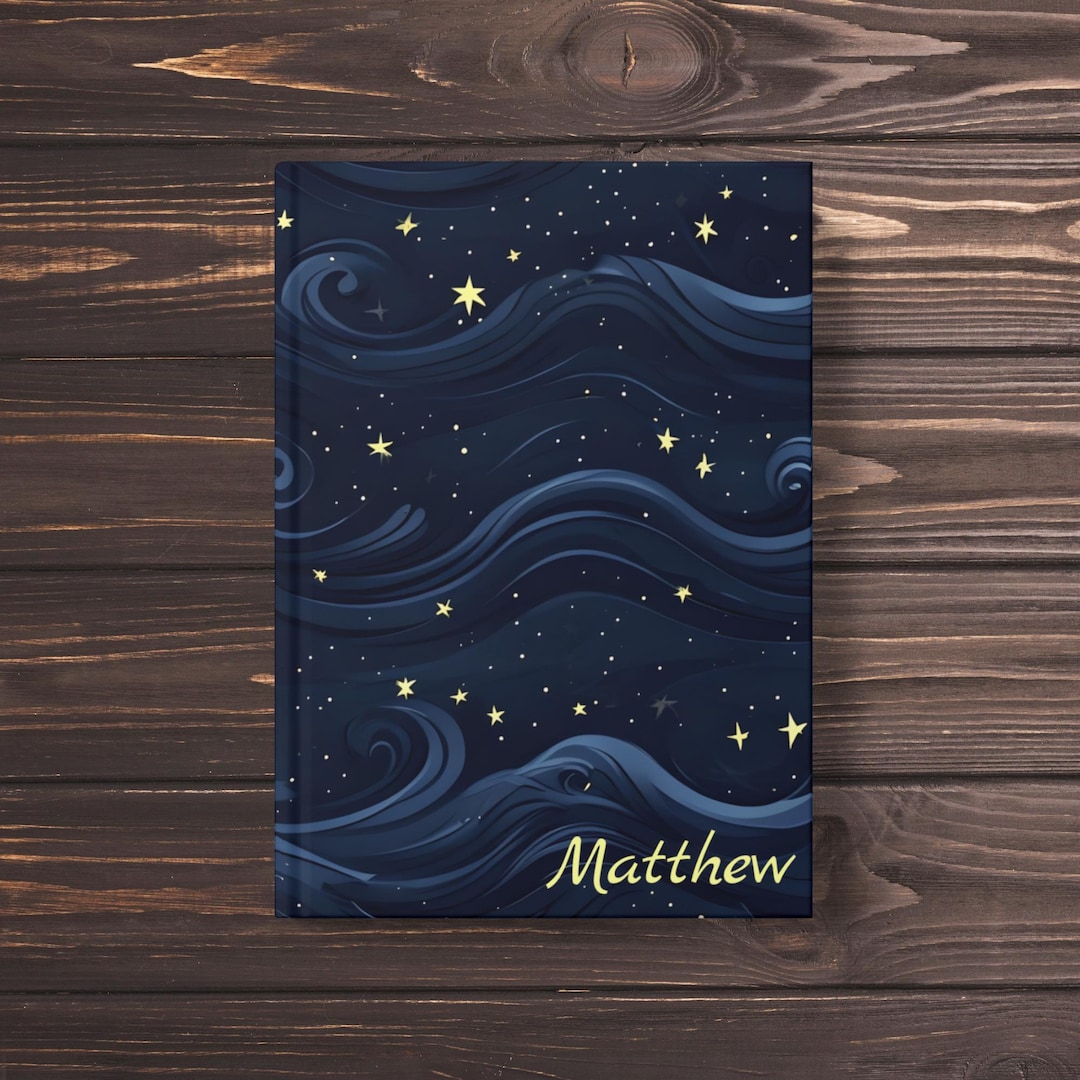 Personalized Starry Sky Journal With Name, Dream Notebook or Daily ...