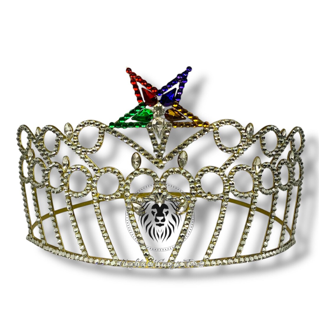 Masonic OES Grand Matron Crown Order of Eastern Star Adjustable Crown ...