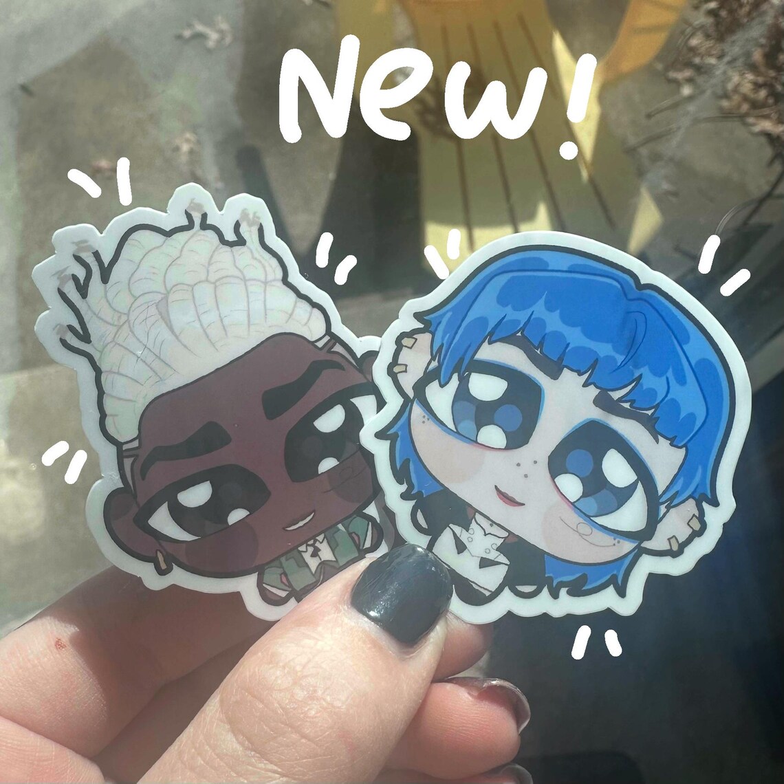 Arcane Season 1/2 Chibi Stickers | Jinx Vi Ekko Caitlyn Jayce Viktor ...