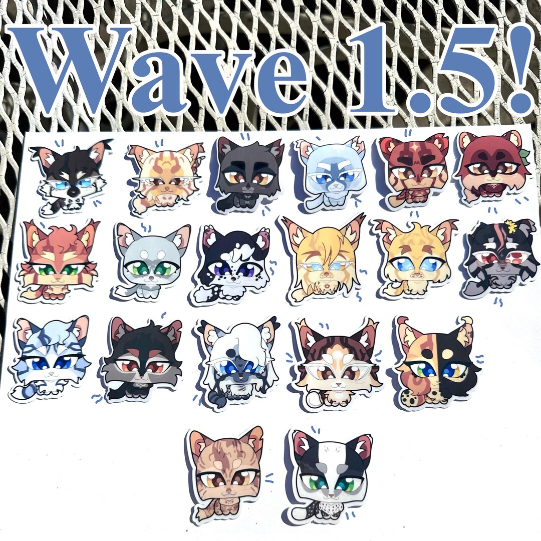 Warrior Cute Cats Stickers | Squirrelstar, Leafpool, Hollyleaf ...