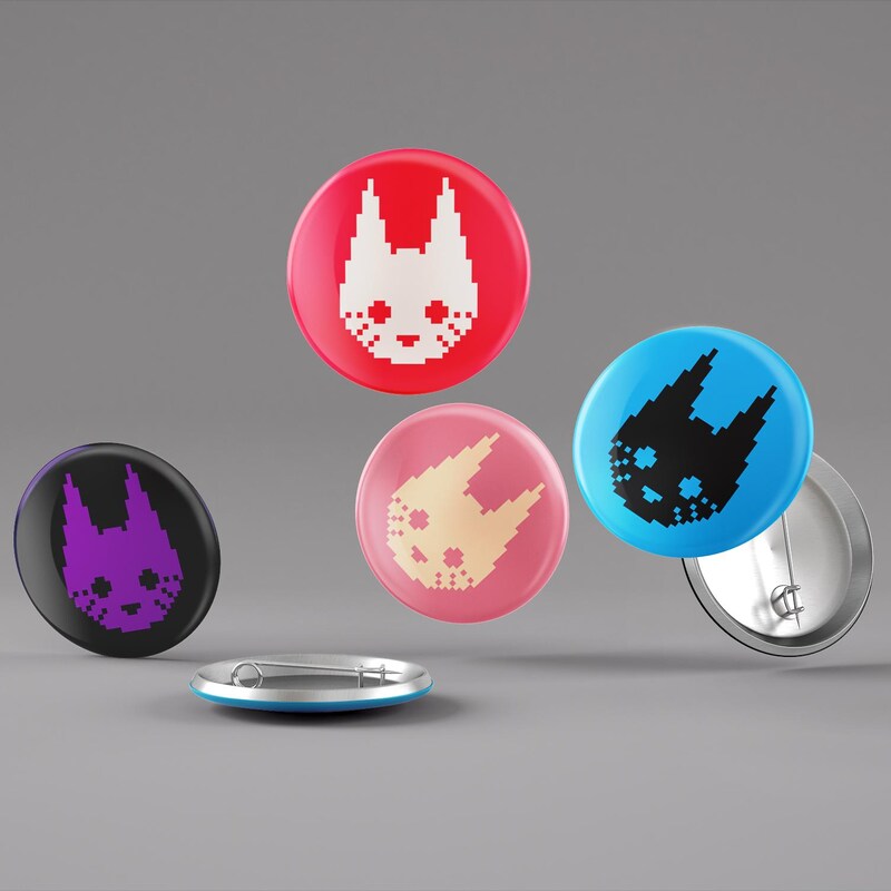 Pixel Art Pins - Etsy