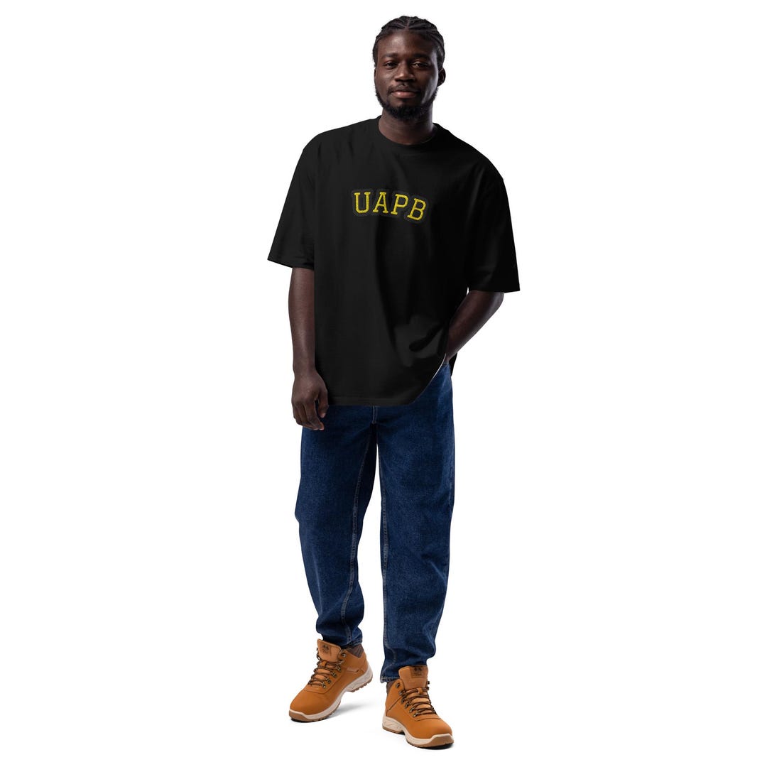 HBCU Heritage X UAPB arkansas Pine Bluff Premium Embroidered Oversized Heavyweight T-shirt - Etsy