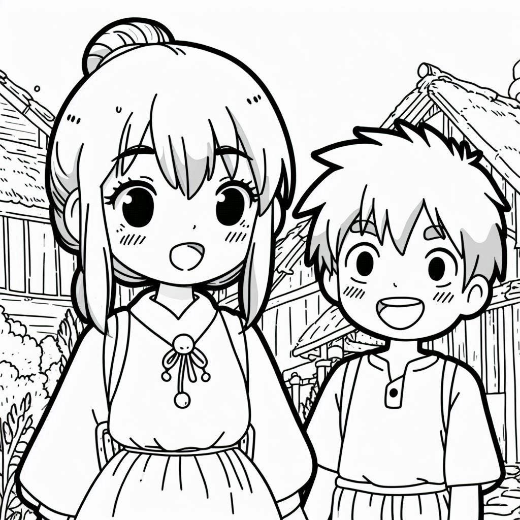 Ghibli Coloring Book 400+ Pages | Instant Digital Download | Studio ...