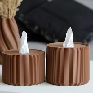 Tissue Pod - Toilet Paper Dispenser, Modern Round Tissue Box Cover for ...