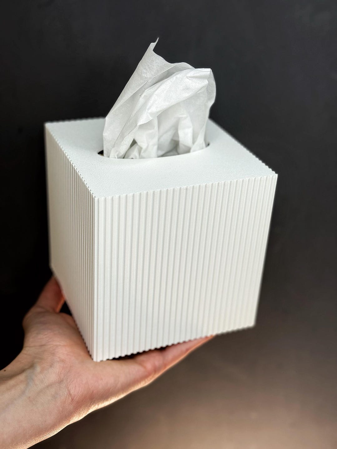 Tissue Box Cover, Tissue Box Holder, Modern Kleenex Box Cover, 3D ...