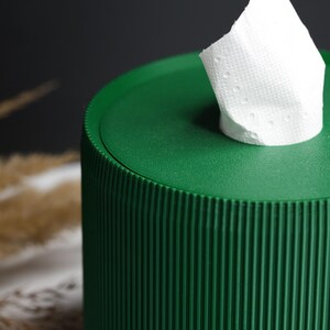 Tissue Pod - Toilet Paper Dispenser, Modern Round Tissue Box Cover for ...