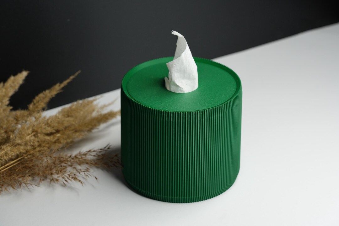 Tissue Pod - Toilet Paper Dispenser, Modern Round Tissue Box Cover for ...