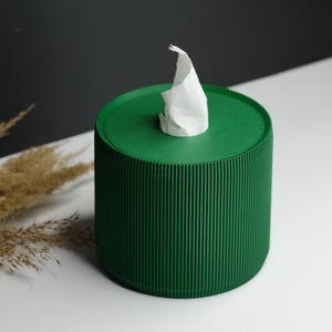Tissue Pod - Toilet Paper Dispenser, Modern Round Tissue Box Cover for ...