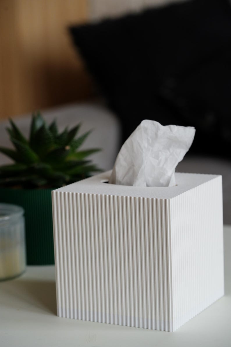 Tissue Box Cover Luxury Tissue Square Box Cover Kleenex Box Cover 3D ...