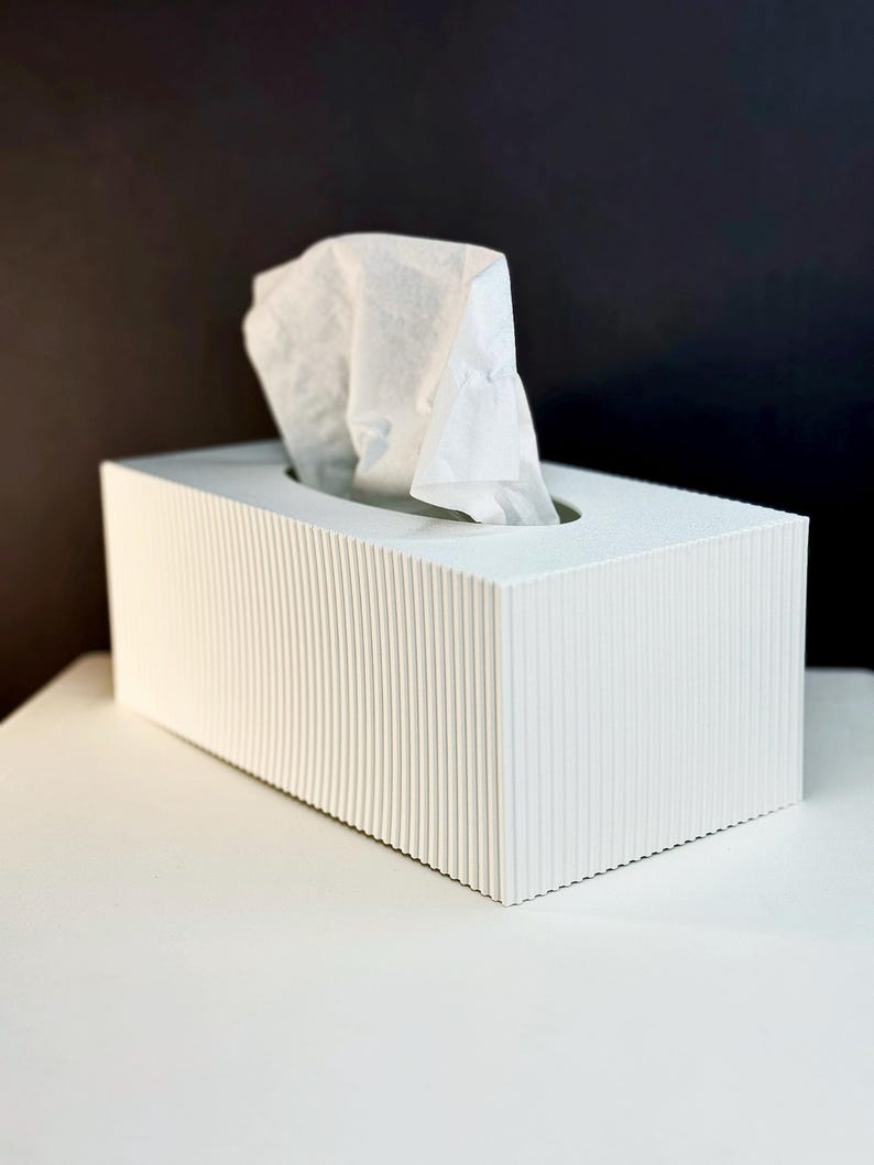 Tissue Box Cover, Tissue Box Holder, Modern Kleenex Box Cover, 3D ...