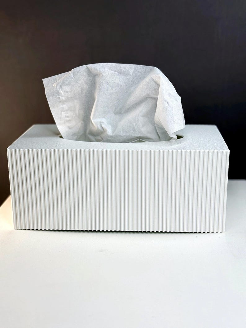 Tissue Box Cover, Tissue Box Holder, Modern Kleenex Box Cover, 3D ...