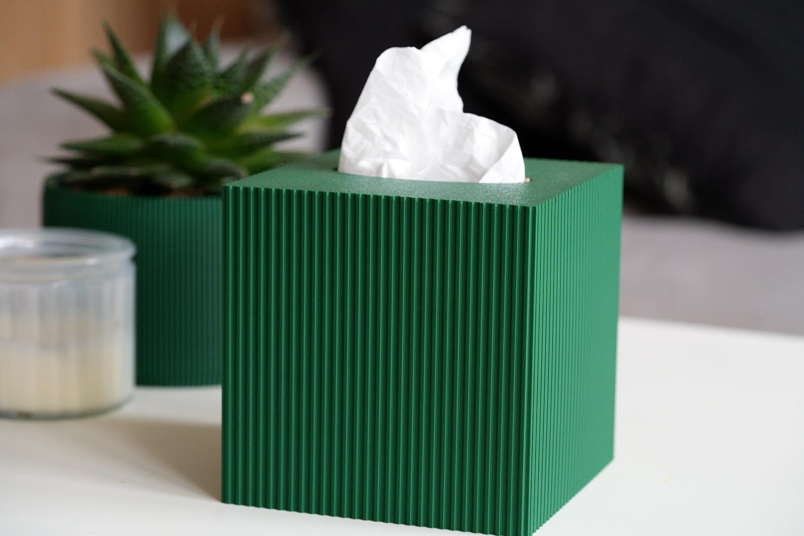 Tissue Box Cover Luxury Tissue Square Box Cover Kleenex Box Cover 3D ...
