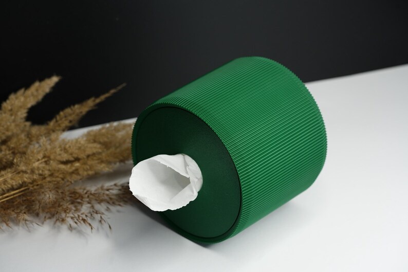 Tissue Pod - Toilet Paper Dispenser, Modern Round Tissue Box Cover for ...