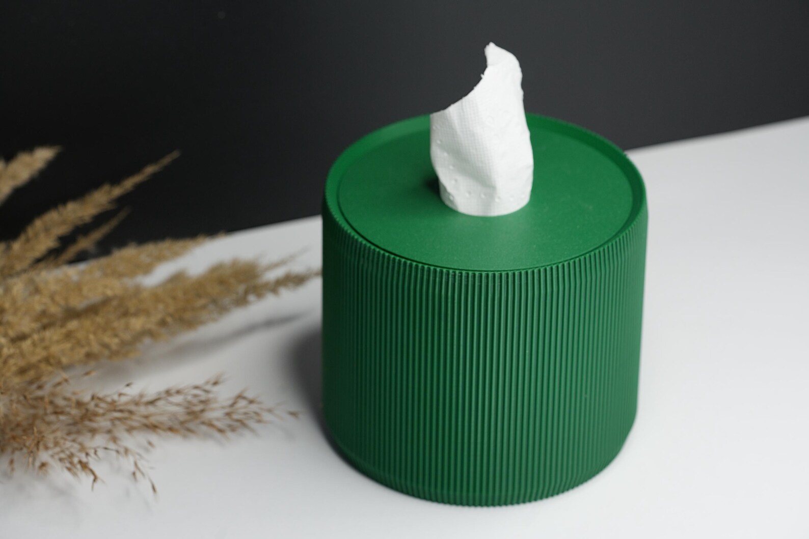 Tissue Pod - Toilet Paper Dispenser, Modern Round Tissue Box Cover for ...