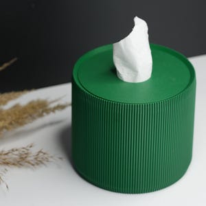 Tissue Pod - Toilet Paper Dispenser, Modern Round Tissue Box Cover for ...