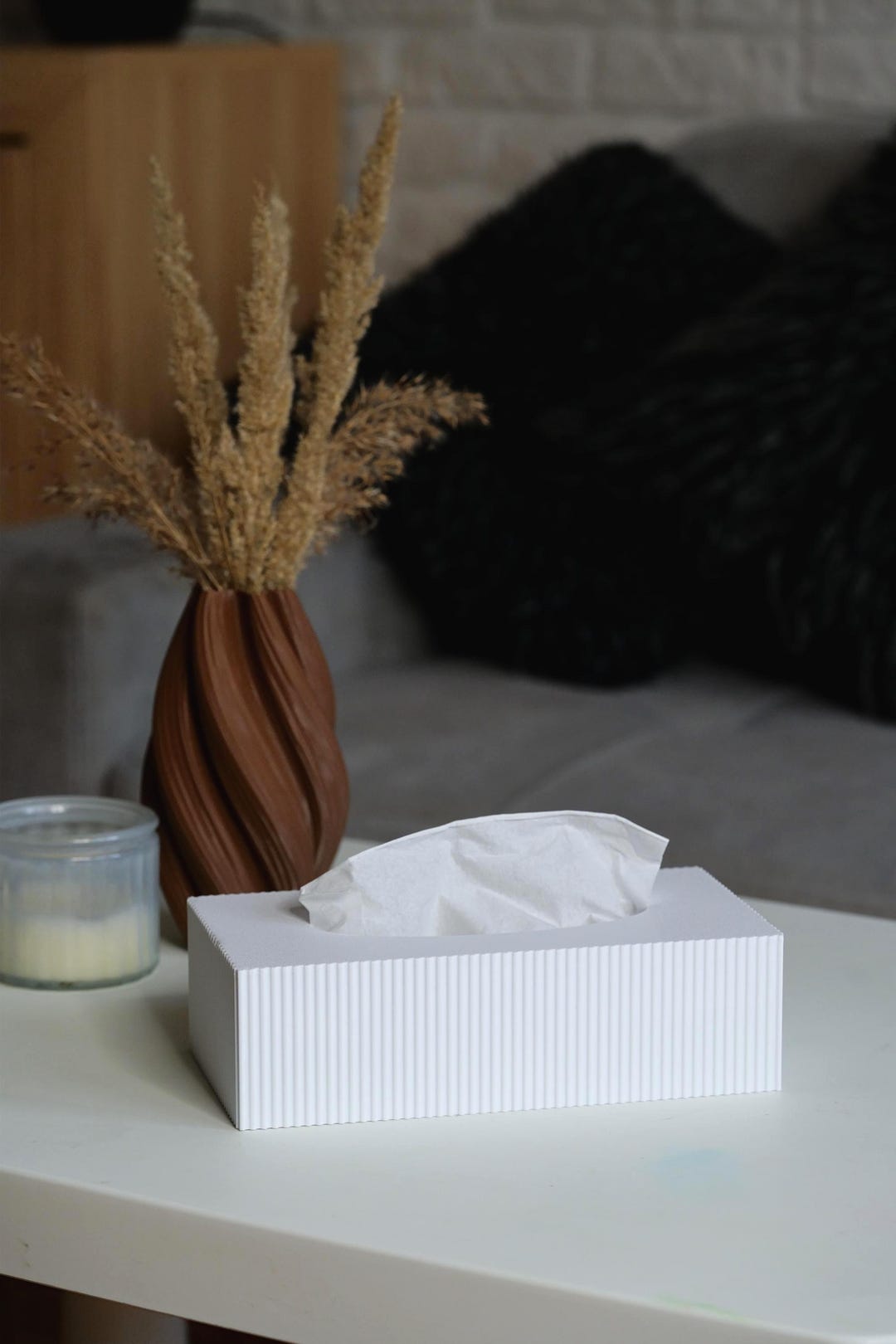 Large Tissue Box Cover Modern Tall Kleenex Tissue Box Cover Tissue Box ...