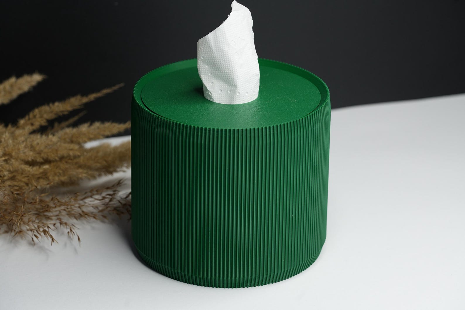 Tissue Pod - Toilet Paper Dispenser, Modern Round Tissue Box Cover for ...